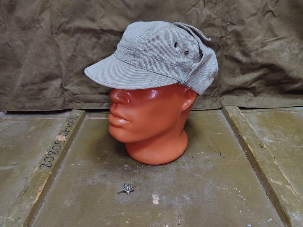 Soviet USSR GREY Afghanka Cap Army Military Uniform Pilotka Afghanistan ...