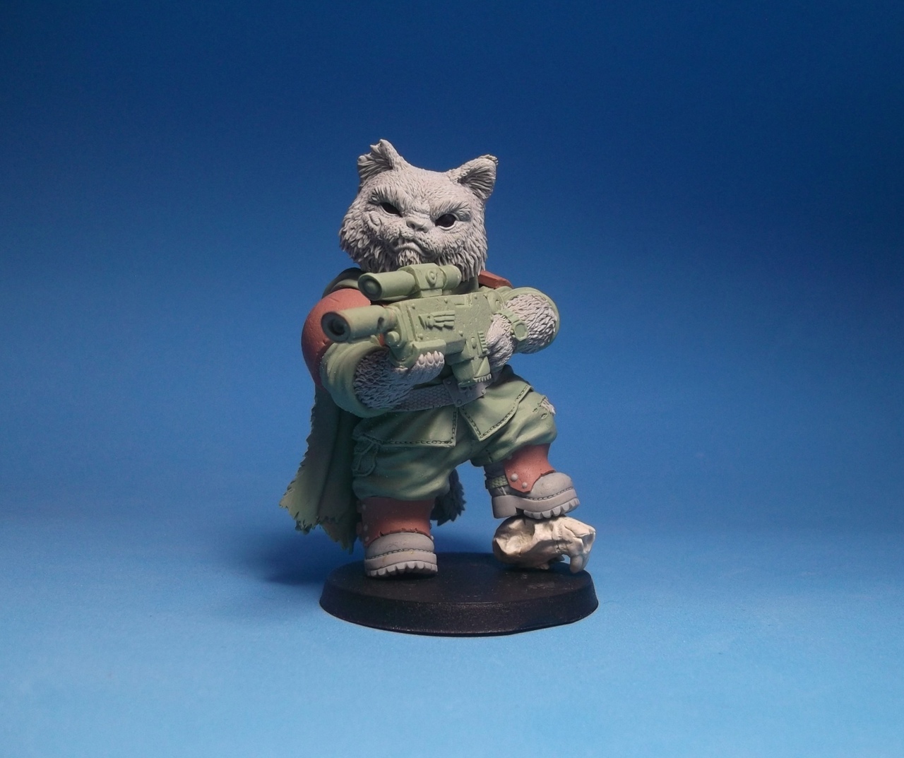Sergeant Whiskers | Sniper Cat Astra Militarum Warhammer 40000