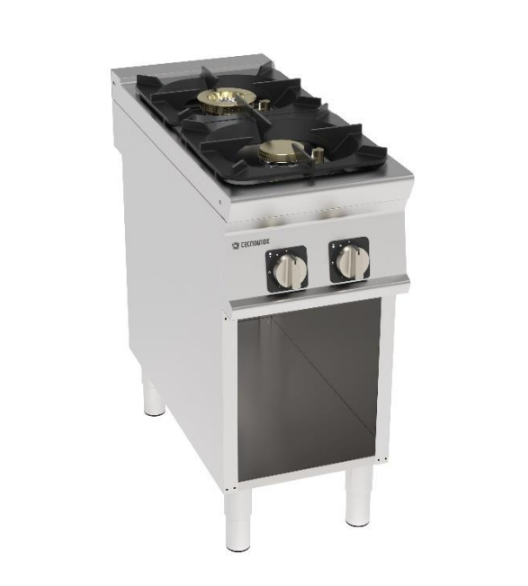 313266 | 2-BURNER HERMETIC GAS BOILING TOP HIGH POWER WITH CAST IRON ...