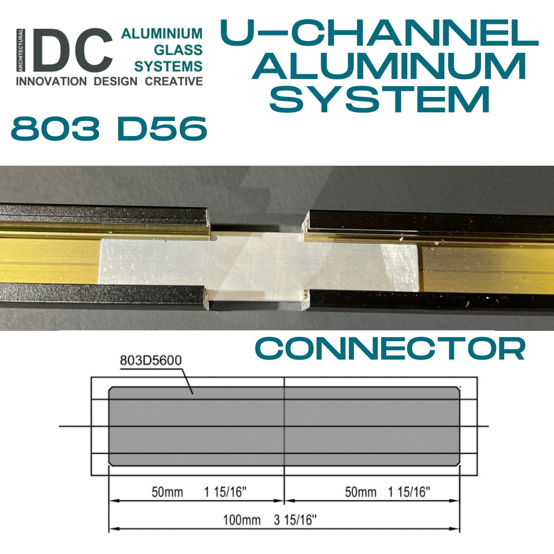 Connector Extension U-Channel system Model 803 D56