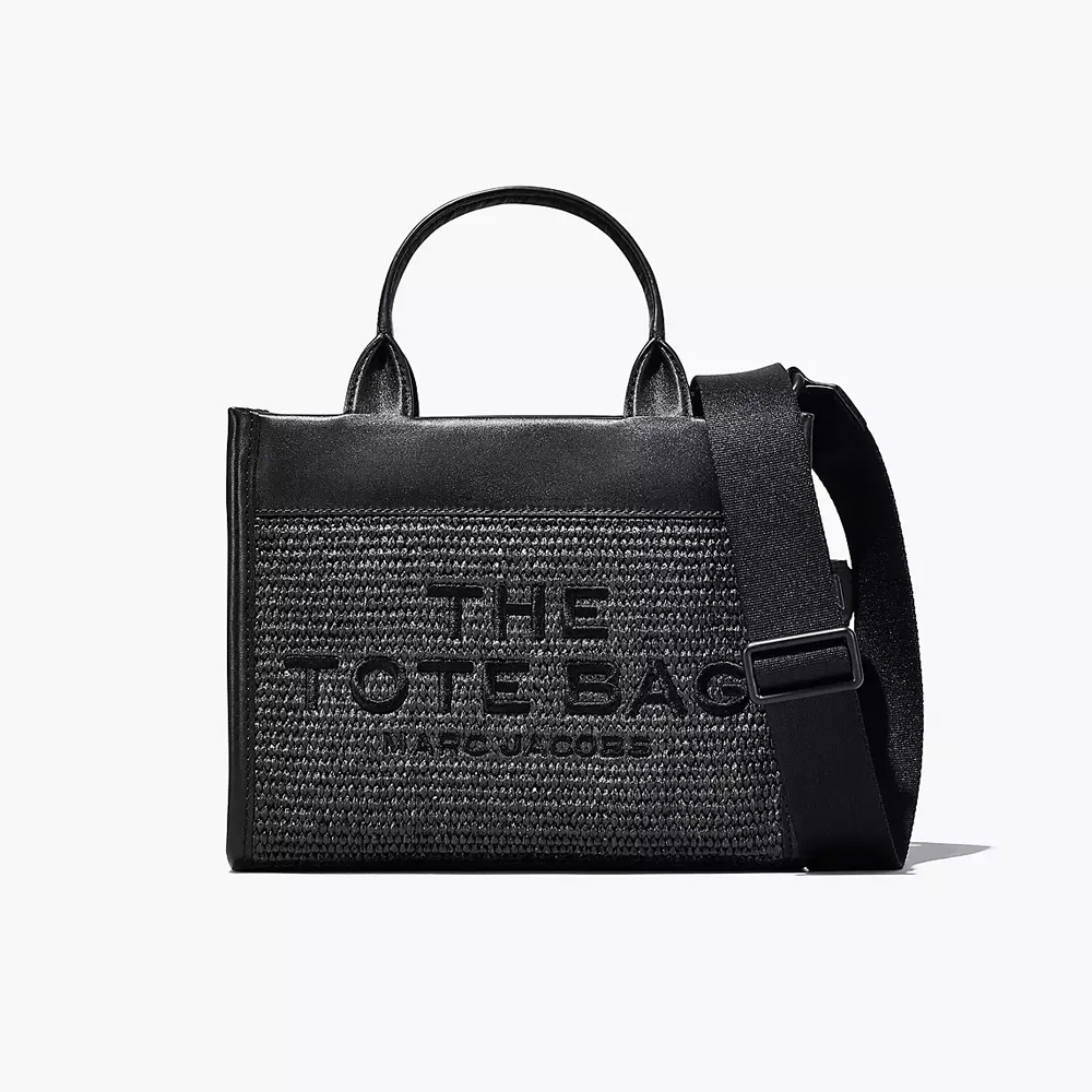 Сумка-тоут Marc Jacobs THE WOVEN DTM MINI TOTE BAG BLACK - Twine купить ...