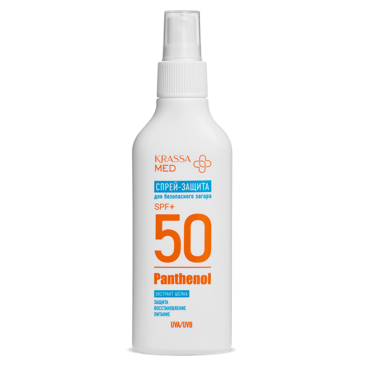 KRASSA MED PANTHENOL Spray-protection for safe tan SPF 50+