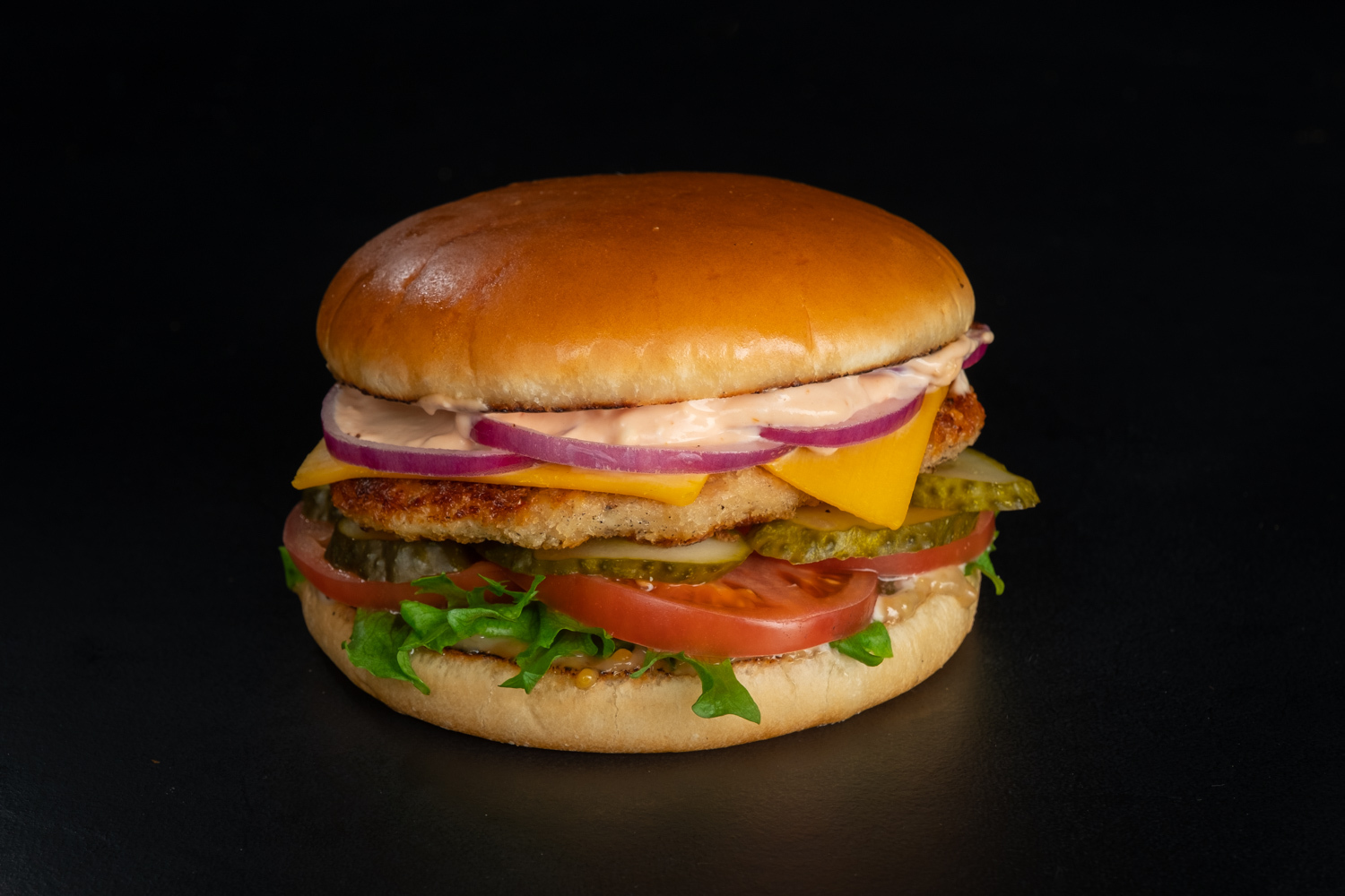 Двойной Чикен бургер