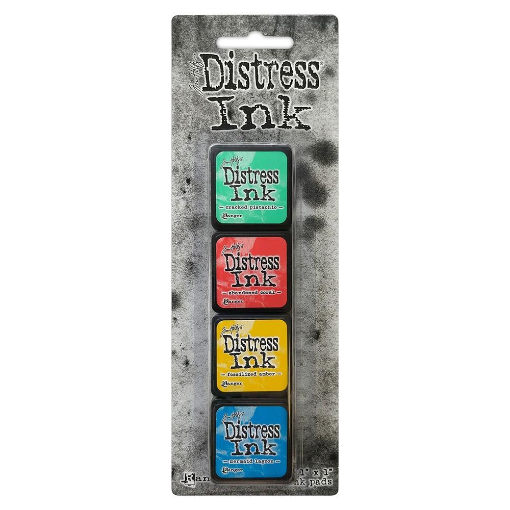 Набор штемпельных подушечек Tim Holtz Distress Mini Ink Pads 4/Pkg Set ...