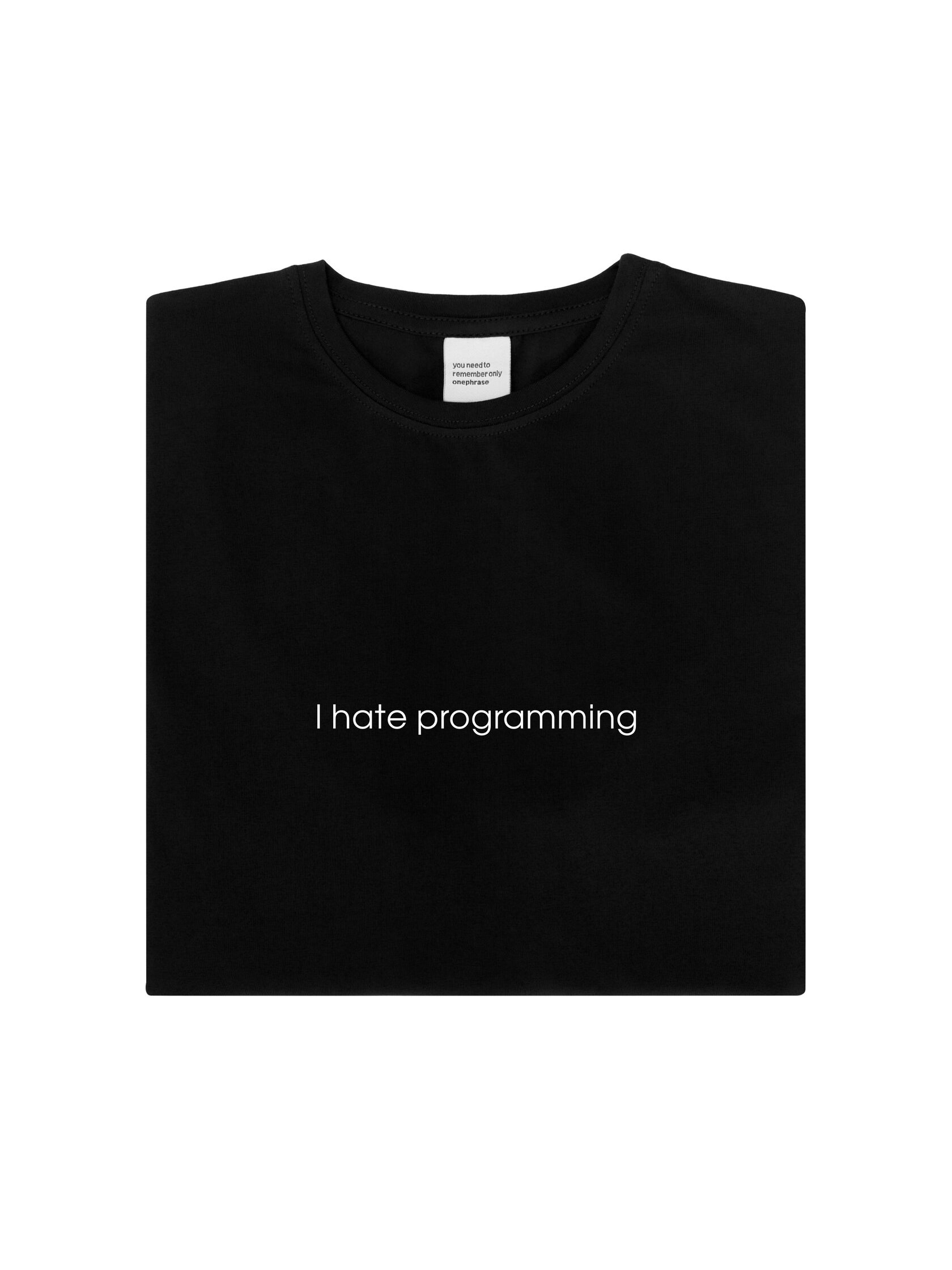 футболка // i hate programming