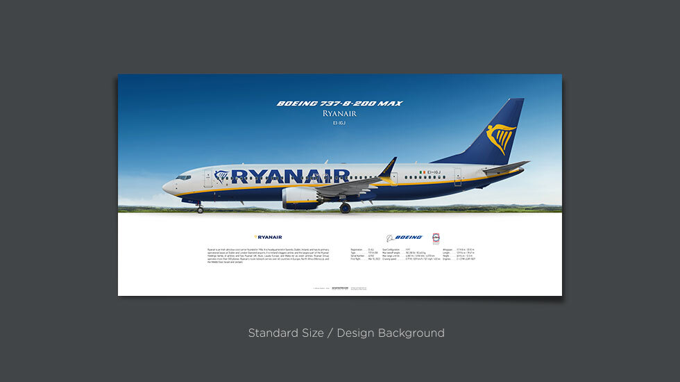 Ryanair Boeing 737-8-200 MAX EI-IGJ | Aviaposter
