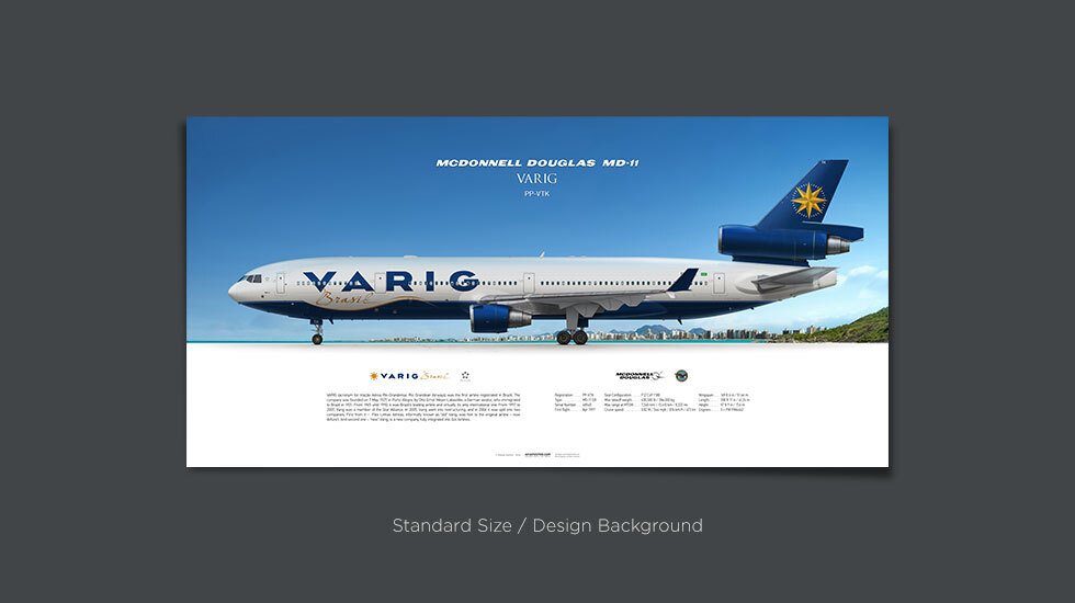 VARIG McDonnell Douglas MD-11 PP-VTK | Aviaposter