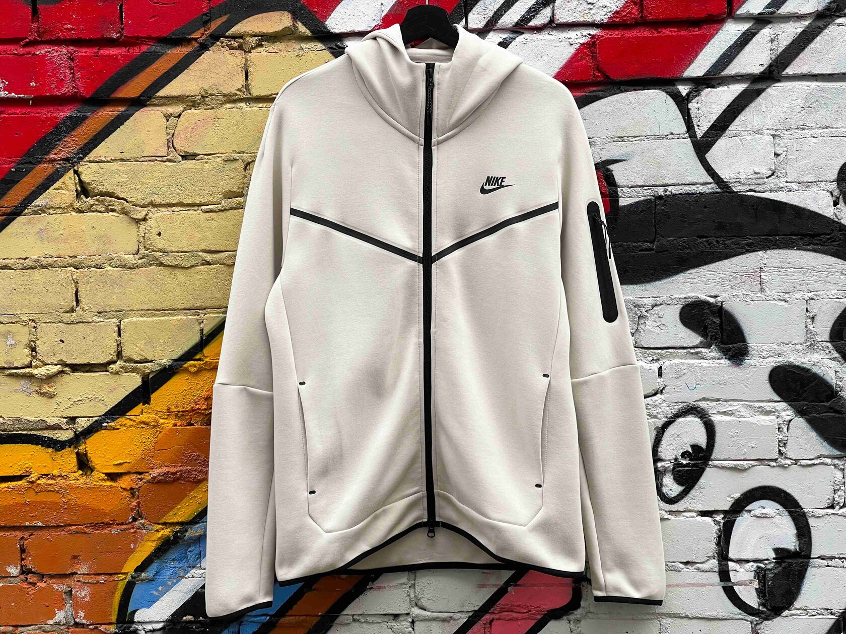 Jacket Nike Tech Fleece Cream White