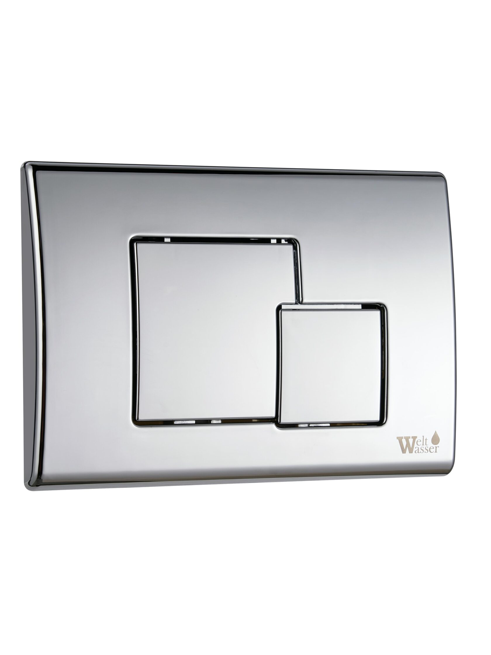 WW MARBERG 507 SE CR Кнопка хром нажимная для инсталляции. Квадратная ...