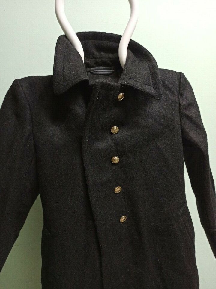 USSR NAVY Shinel Military Jacket Russian Sailor's Overcoat Soviet Army ...