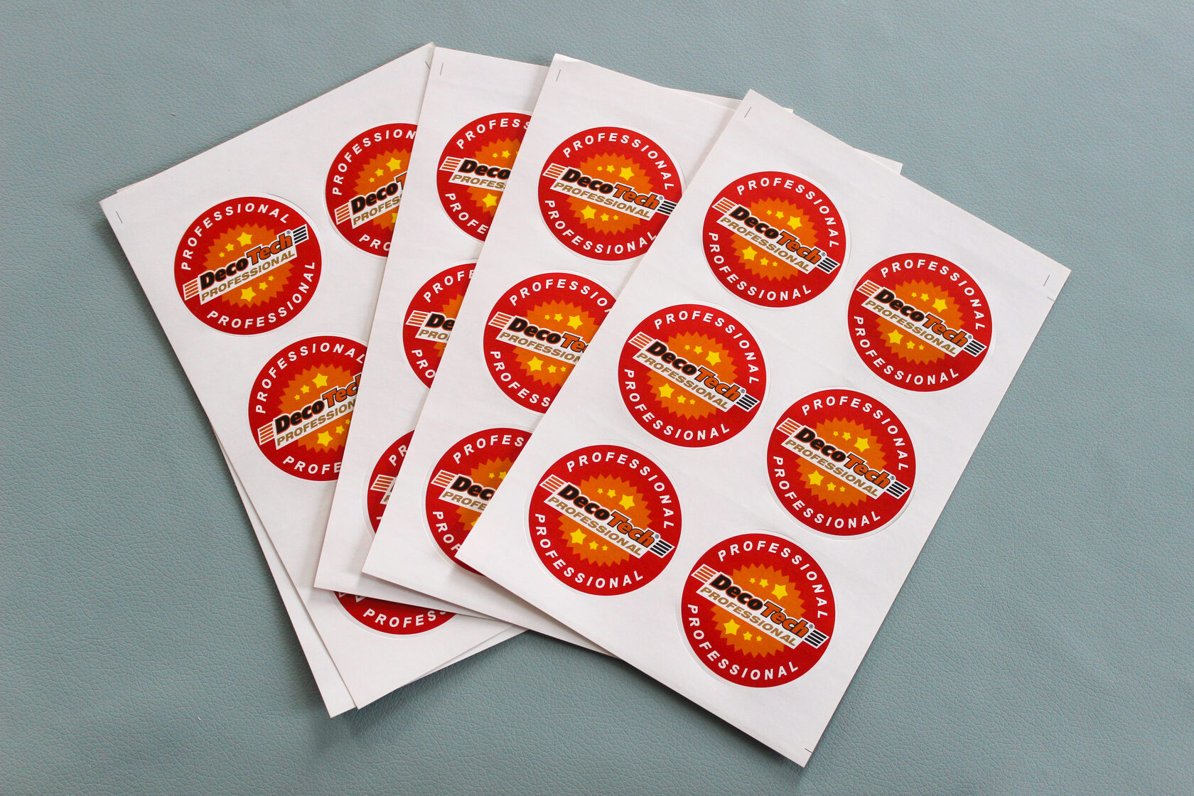 Наклейки с логотипом