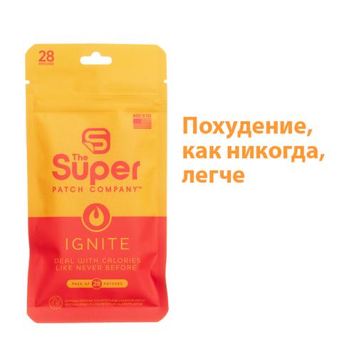 Ignite Супер Патч положительно влияет на расход калорий и способствует похудению