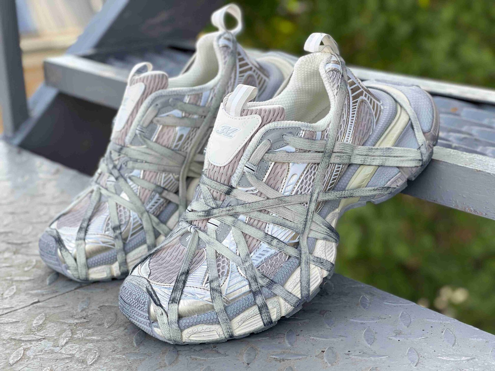 Balenciaga 3XL Extreme Lace Sneaker Beige - Balenciaga