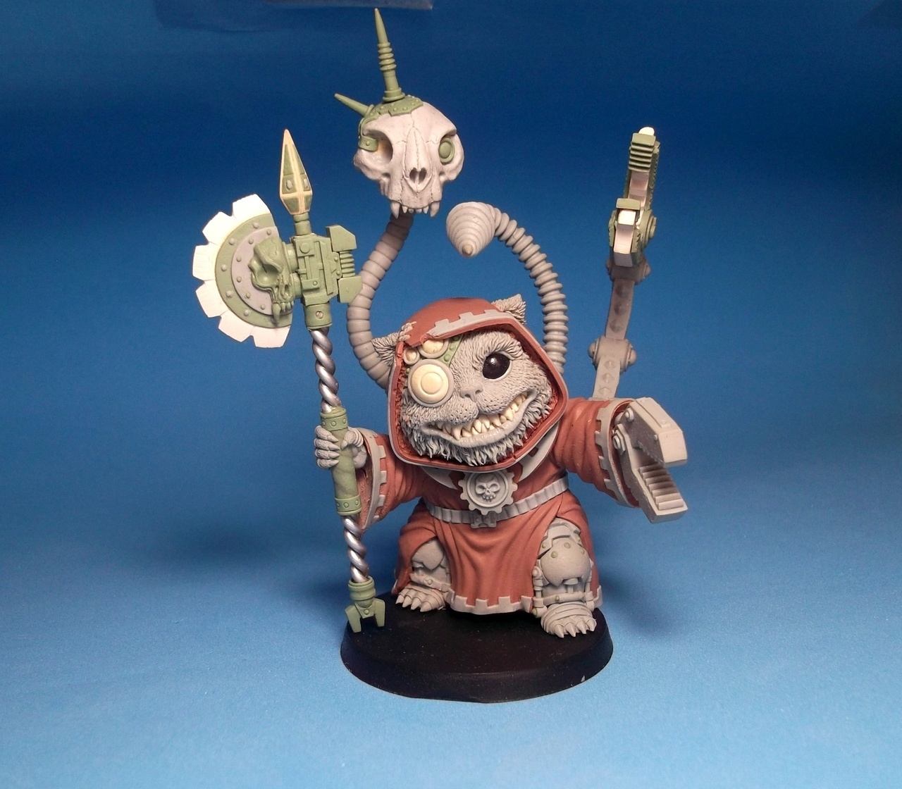 Meowchanicus | Adeptus Mechanicus Cat Fan Art Warhammer 40000 figure