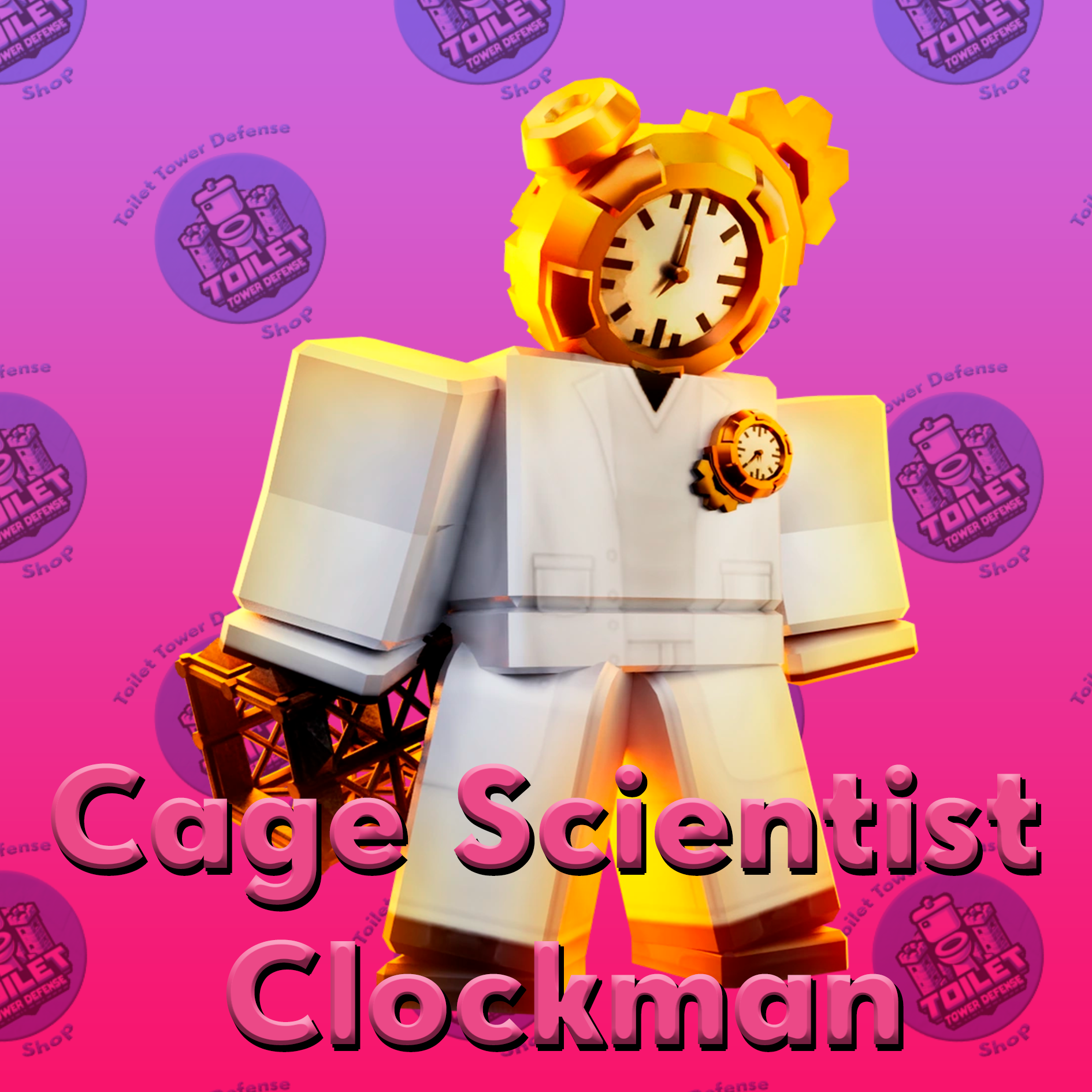 Cage Scientist Clockman