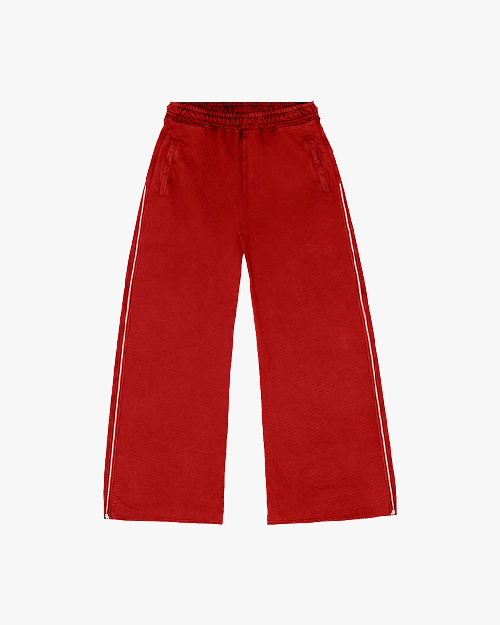 LOWWAY ZIP-UP PANTS in RED