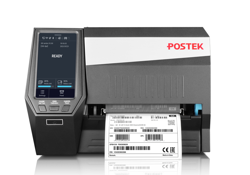 Промышленный термопринтер этикеток высокого разрешения POSTEK G6000