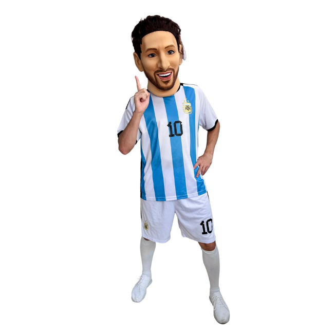 Mascot Messi in Dubai
