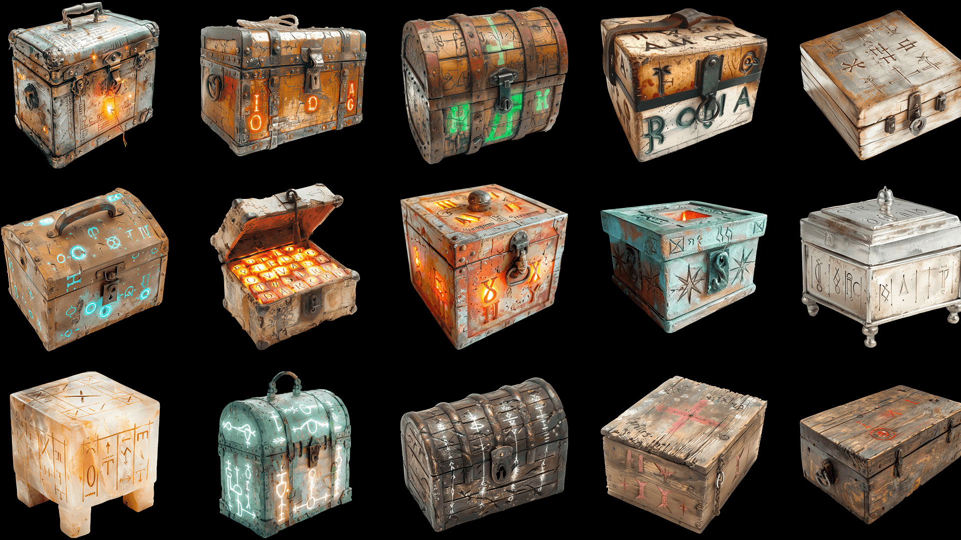 Magic Runic Boxes - 132 Unique Chests, Boxes, and Trunks