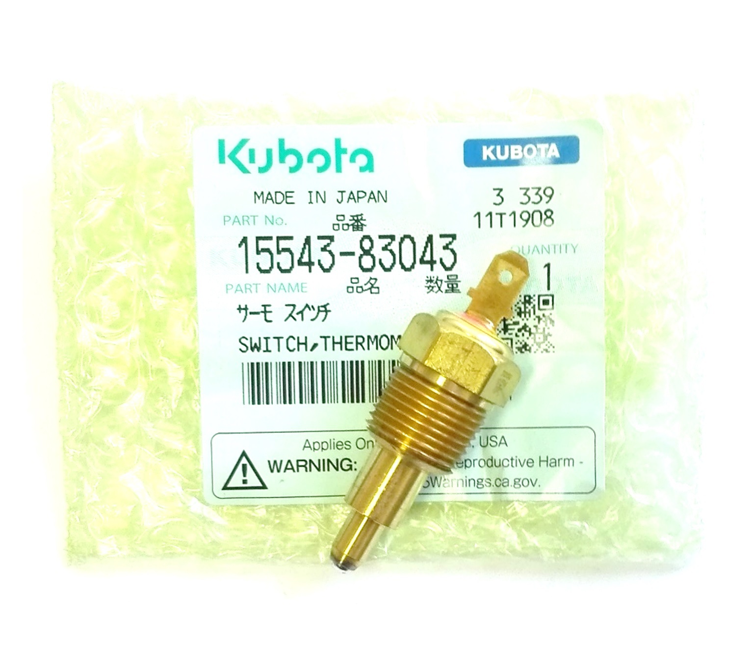 Датчик температуры Kubota 15543-83043