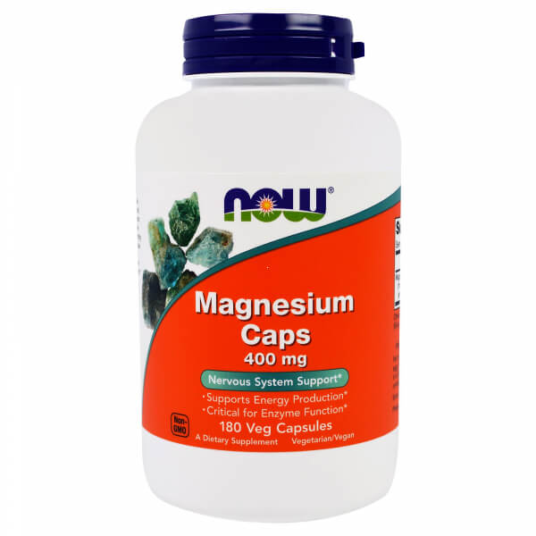 NOW Magnesium Caps 400 mg (180 капс)