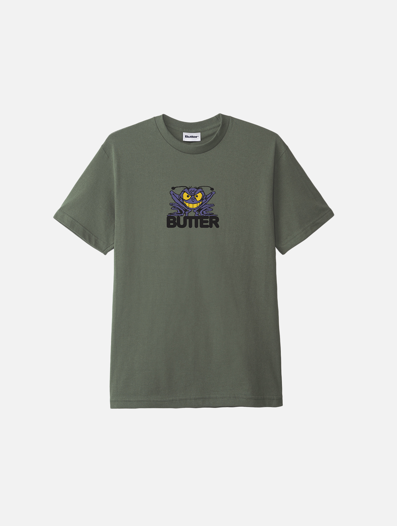 Butter Goods Футболка Insect Tee Тёмно-Зелёная