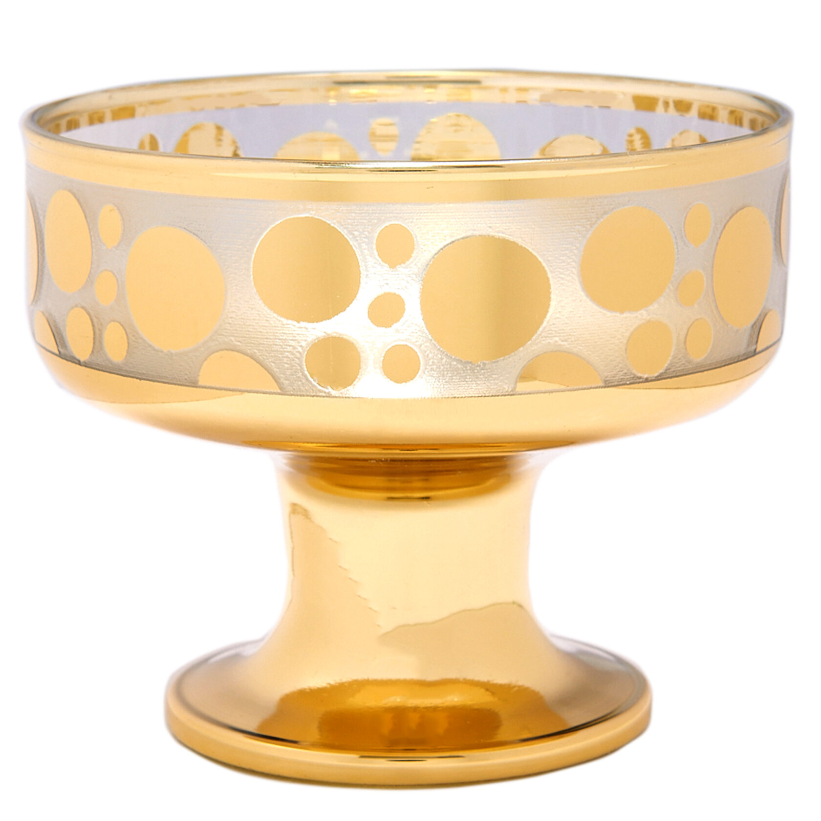 Set of 3 vases for ice cream (vase for cream bowl) "Stone + pr lacquer"