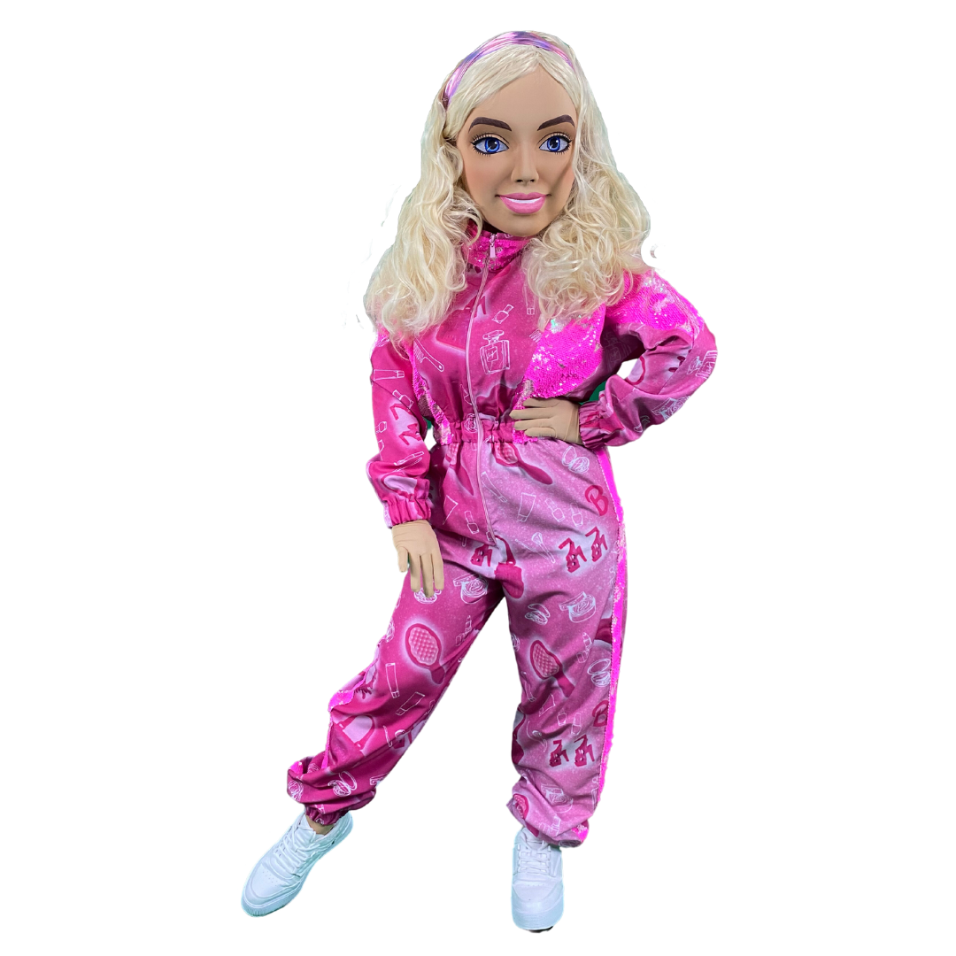 Mascot Barbie in Dubai