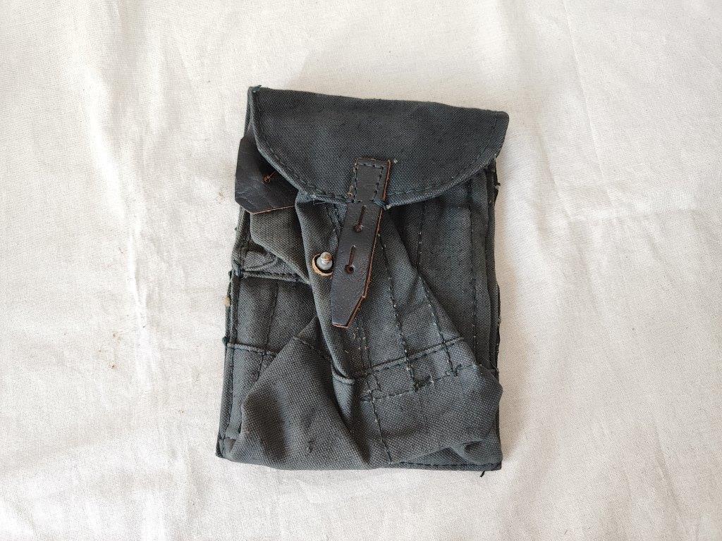 USSR Soviet Russian Army Pouch for 4 magazines, Ammo Canvas Bag three ...