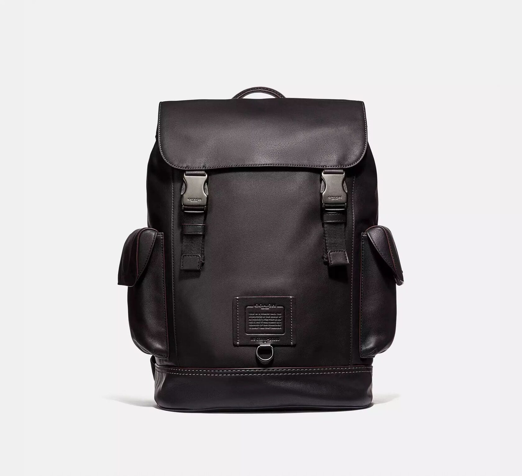 Мужской рюкзак Coach Rivington Backpack In Signature Canvas With Patch ...