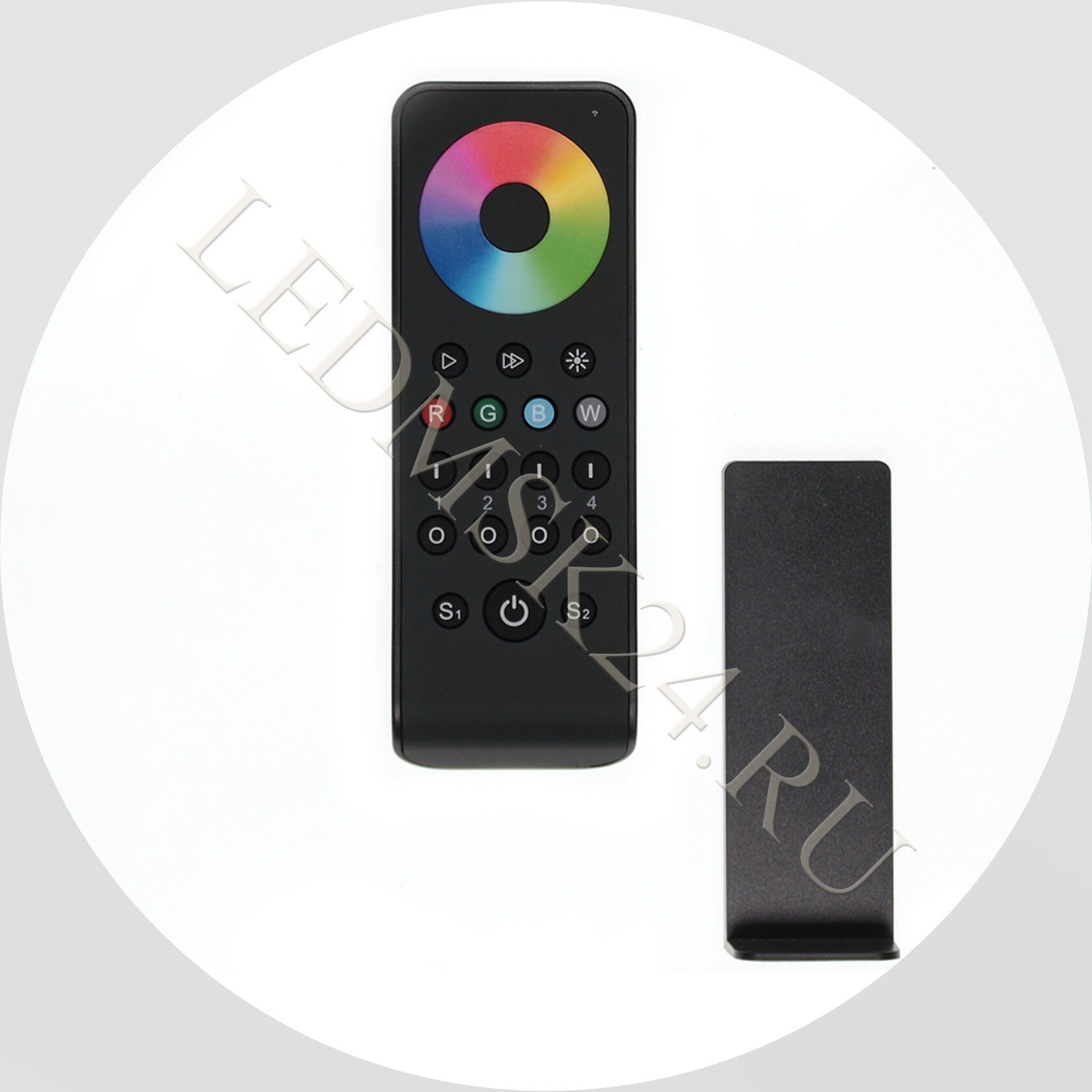 Сенсорный пульт RS4 IC71 RGBW/RGB (RF2,4GHz, 4 zone, 3VDC (AAAx2pcs)