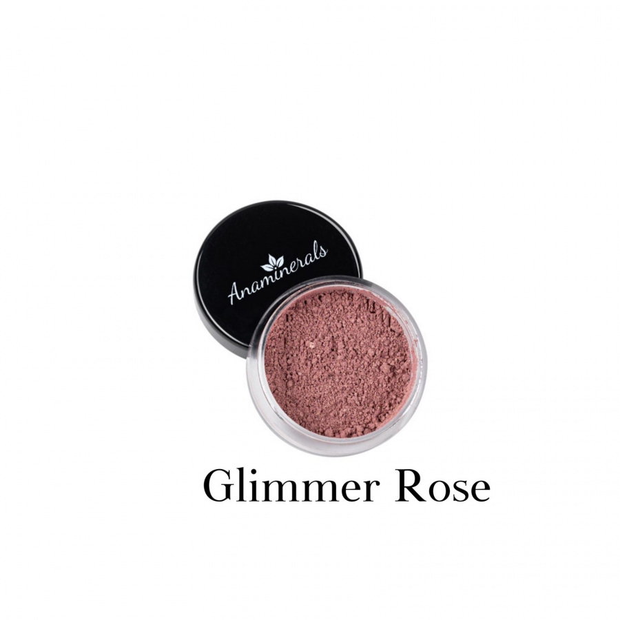 Румяна с шиммером Glimmer Rose 3 г Anaminerals - Anaminerals