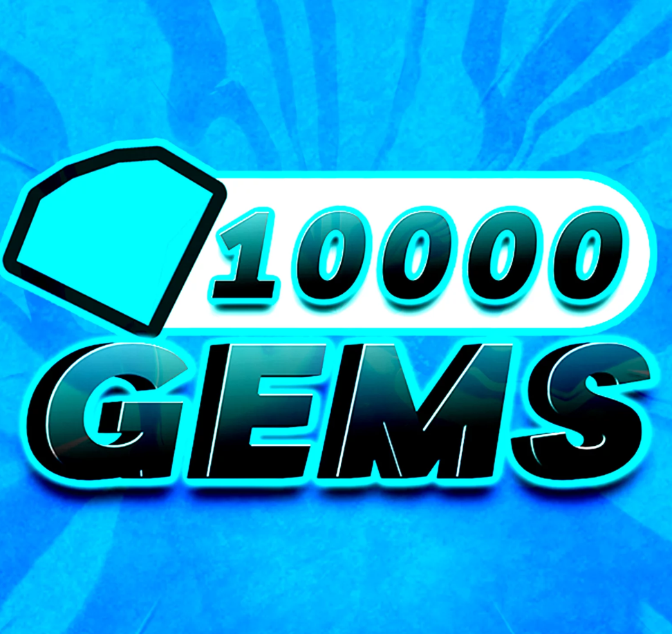 10000 gems