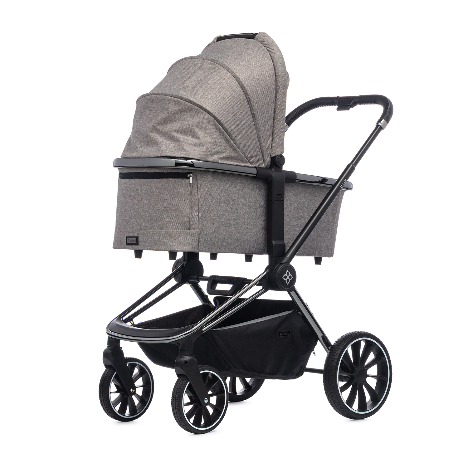 Коляска 2 в 1 Labala RAIZ (grey) BASIC LINE 2023