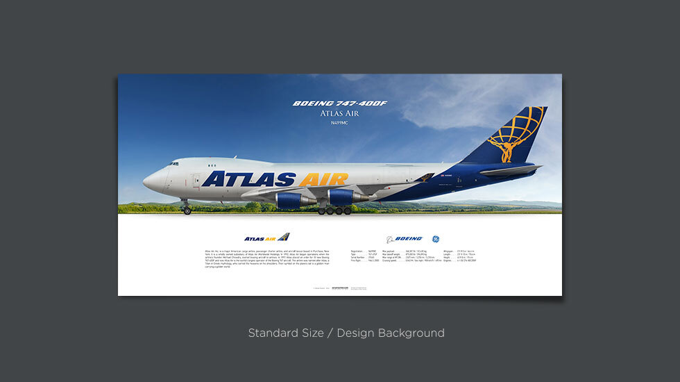 Atlas Air Boeing 747-400F N499MC | Aviaposter