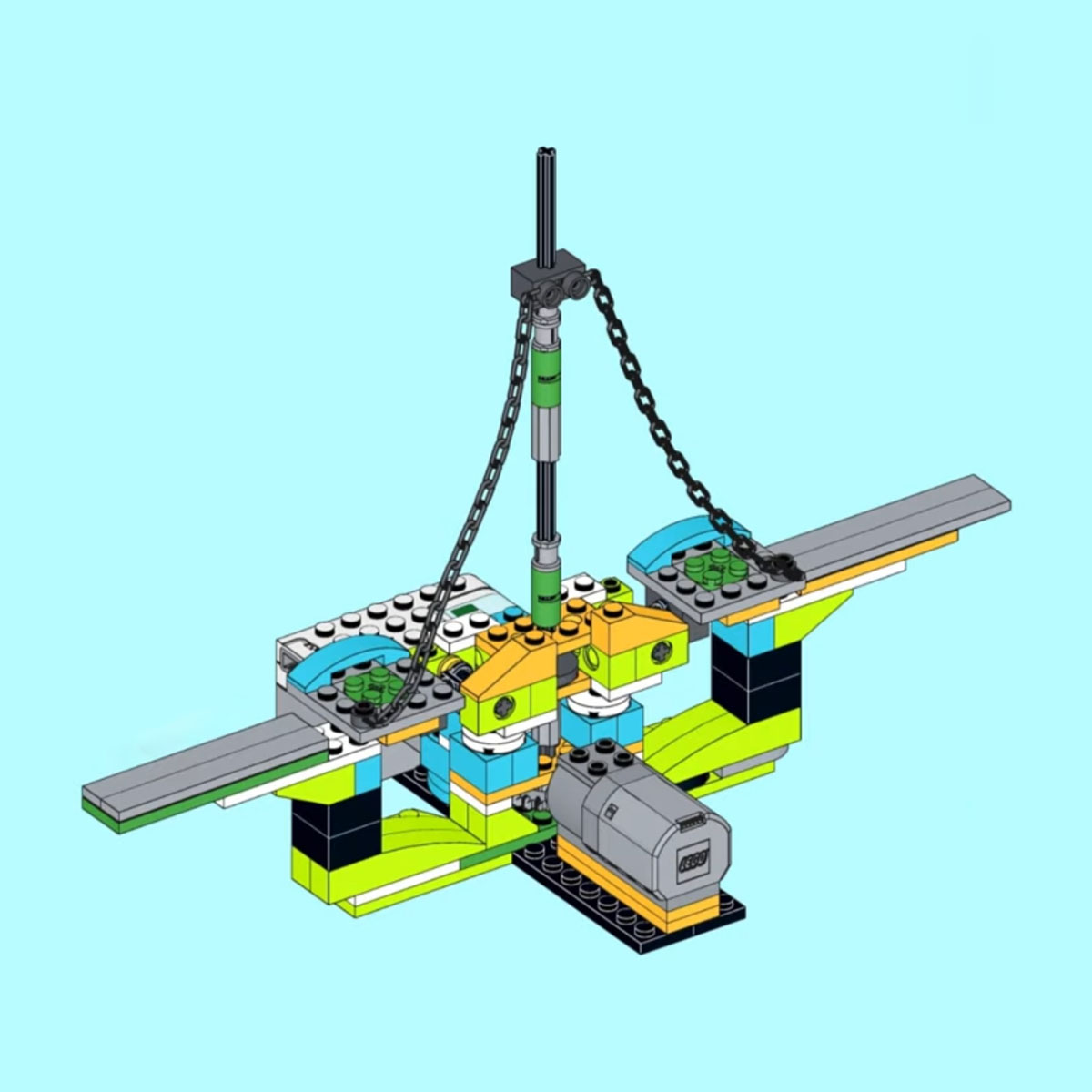 Инструкция Lego wedo: Подъёмный мост (1279)