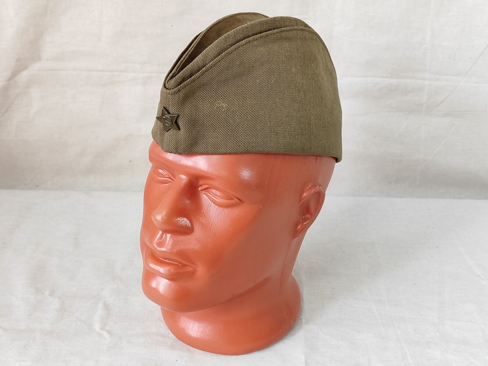 USSR Soviet Russian Army Pilotka WW2 Uniform Cap USSR Green Star Badge ...