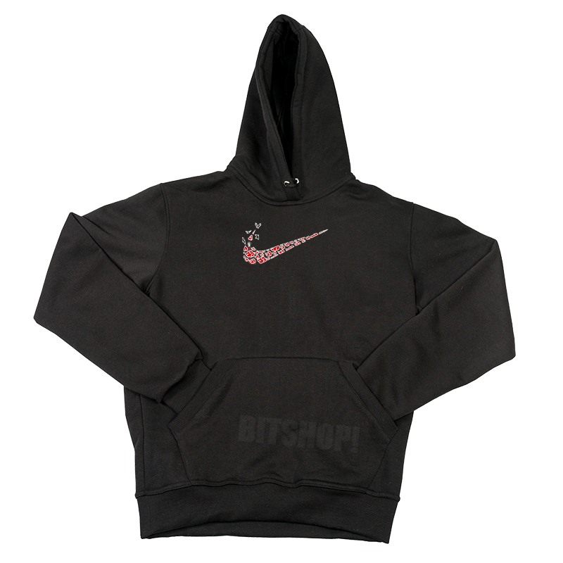 Купить худи с вышивкой "Sasuke x Swoosh | Наруто"