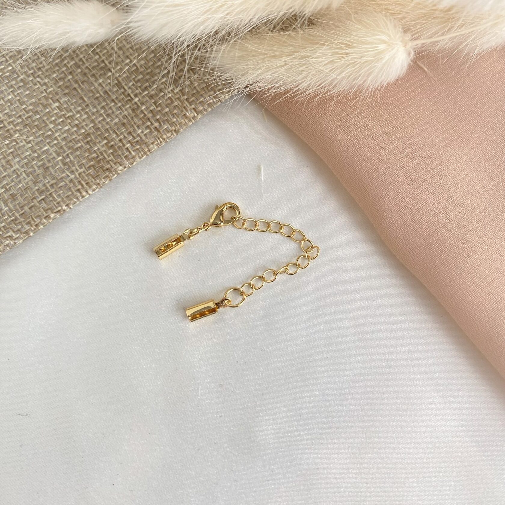 Замок карабин с концевиком для цепей и шнуров. Карабин 10 мм, концевик ...