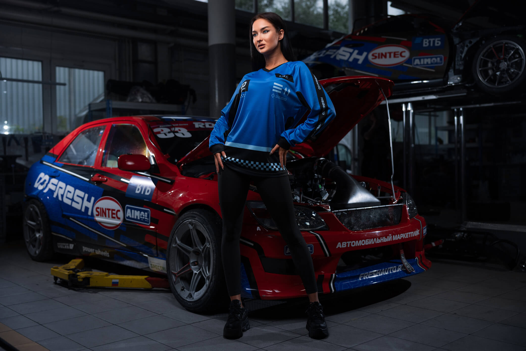 Джерси синее - Fresh Racing