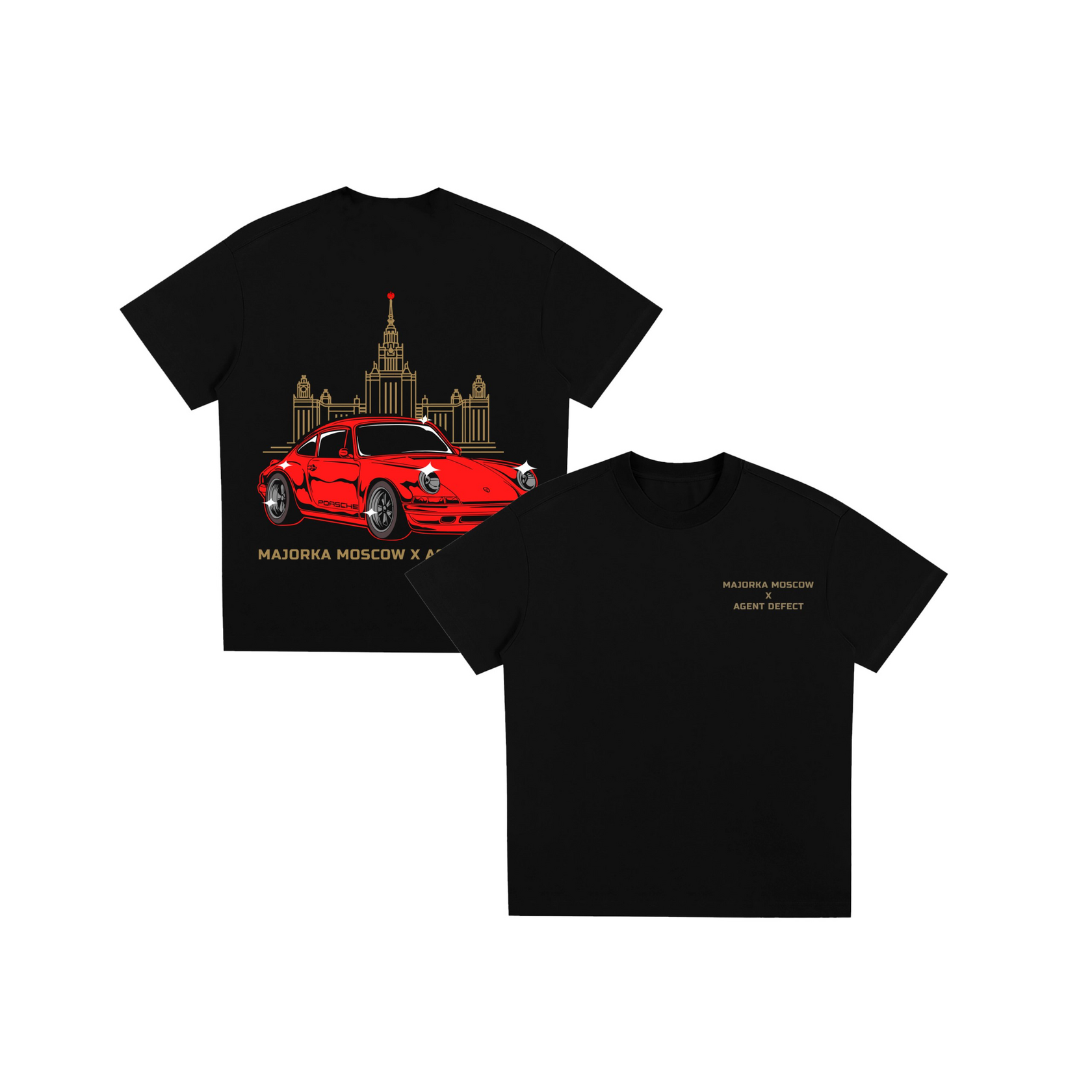 Футболка Majorka Moscow x Agent Defect