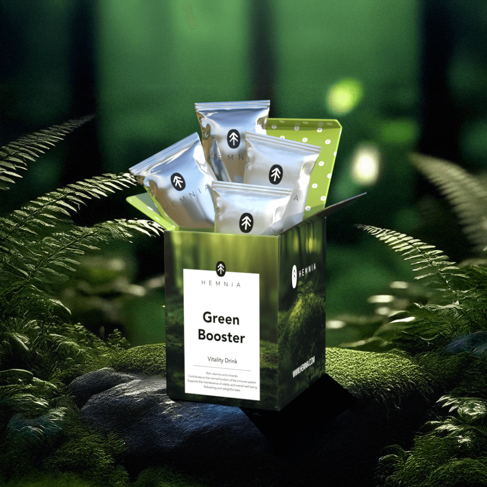 Hemnia Green Booster - Напій бадьорості з суперфудами, 30 пакетиків