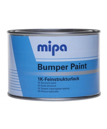 MIPA Bumper Paint 1K Структурная краска для бампера черная 0,5л - MIPA
