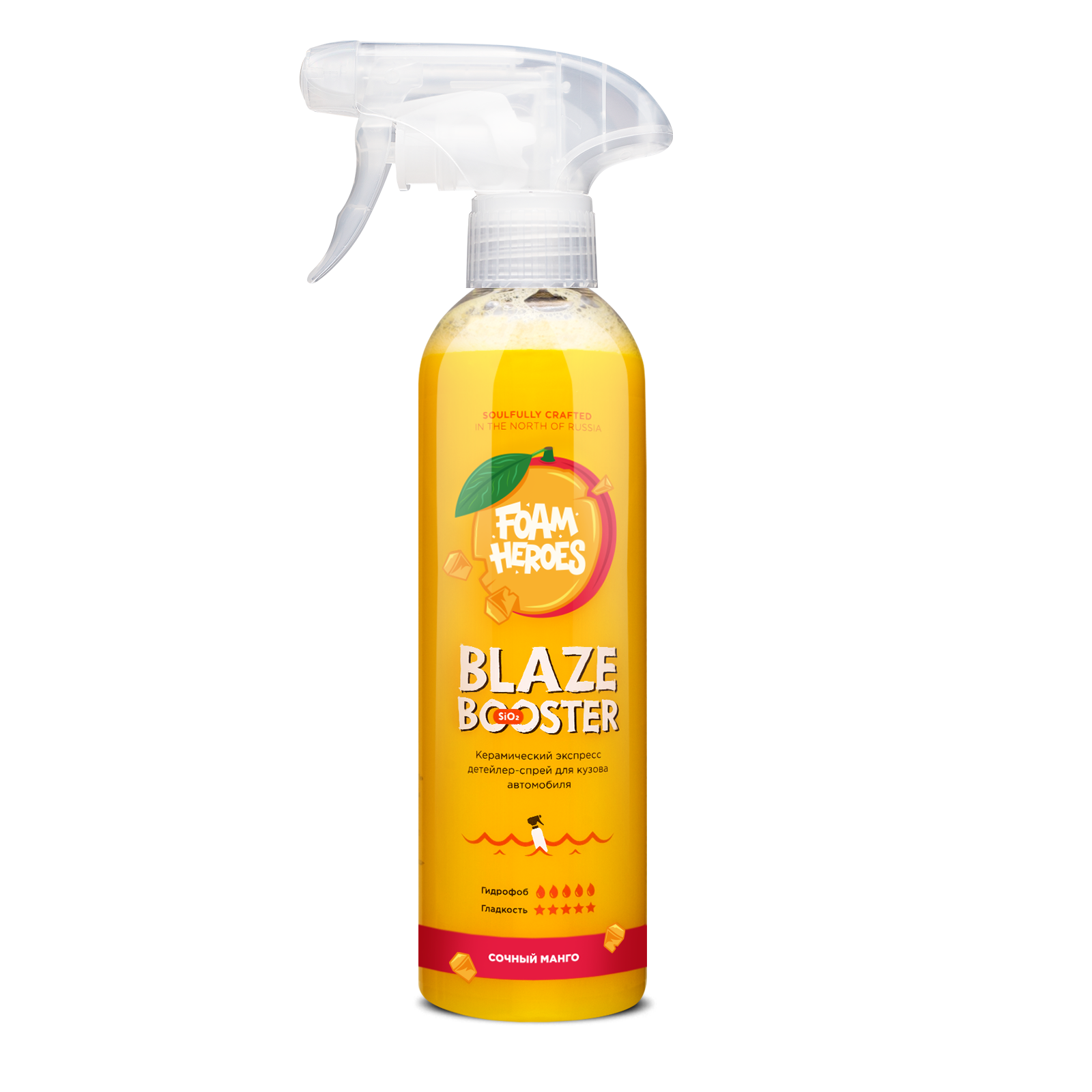 Blaze Booster Mango керамический детейлер-спрей, 500мл - Foam Heroes