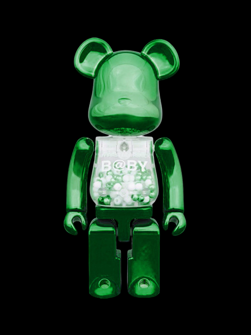 Фигура Bearbrick My First Baby Green 400% - BEARBRICK