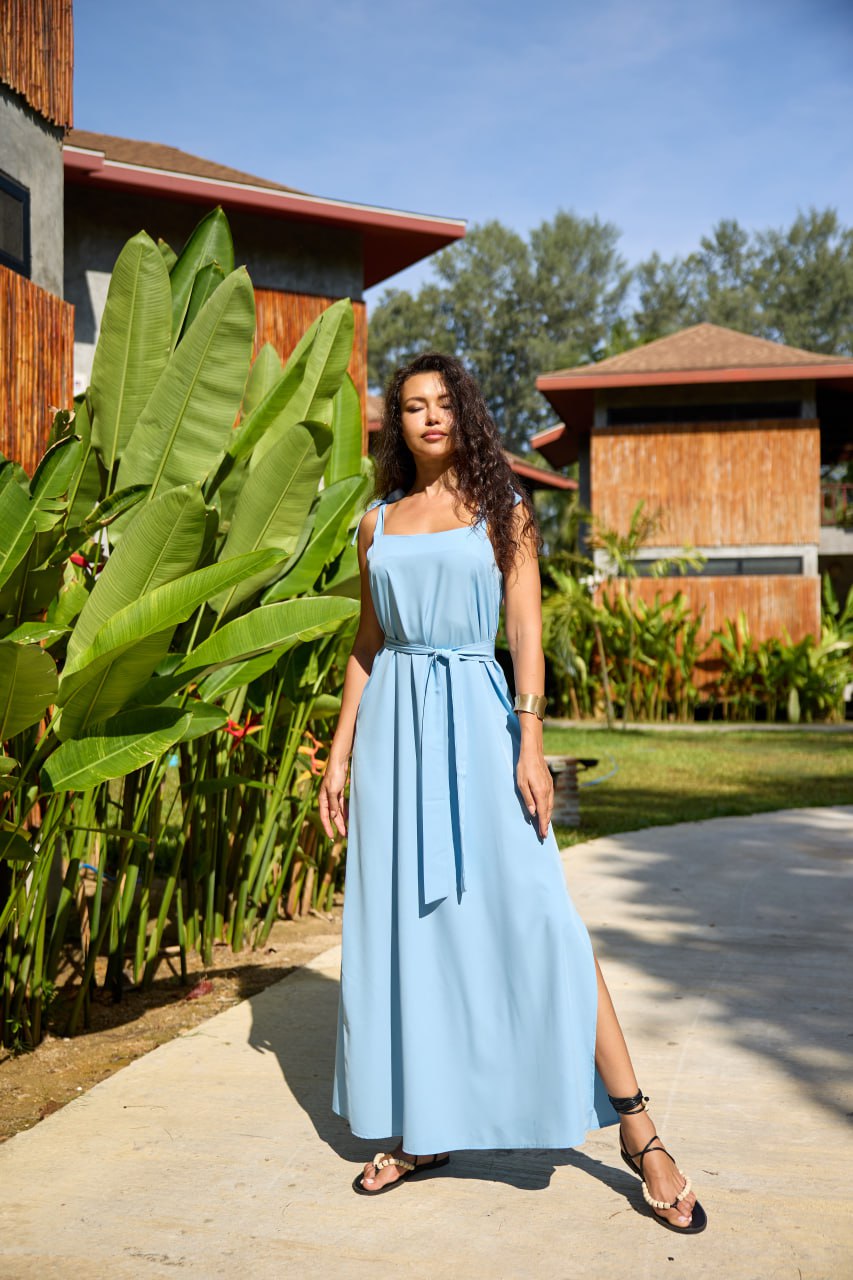 Сарафан летний с разрезами