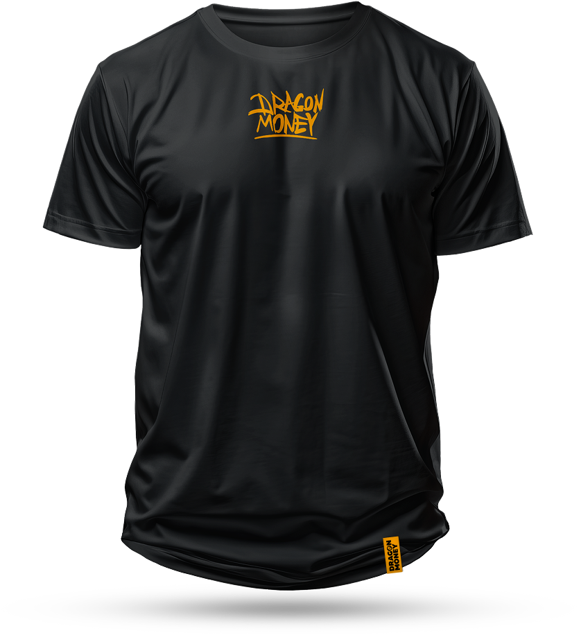 Черная футболка DM – купить в интернет магазине Dragon Shop