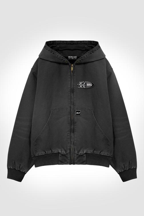 CAR PATCH JACKET BLACK