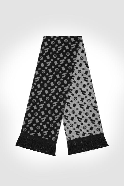 BLACK H SCARF