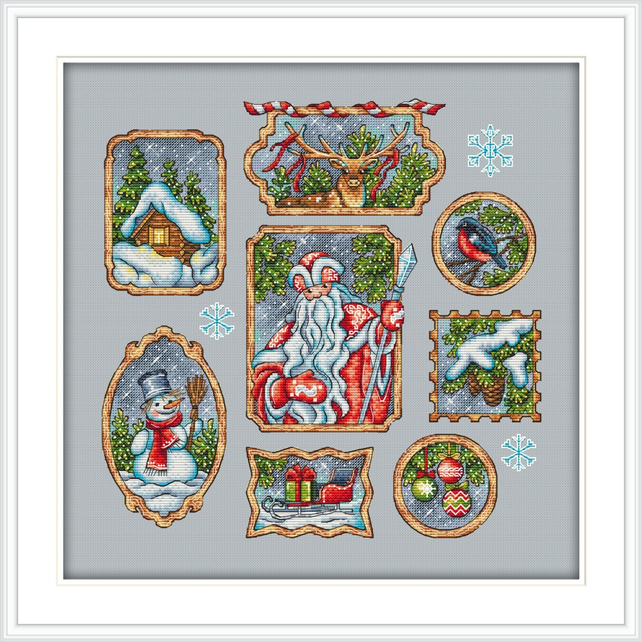 Vintage Christmas Cross Stitch Pattern